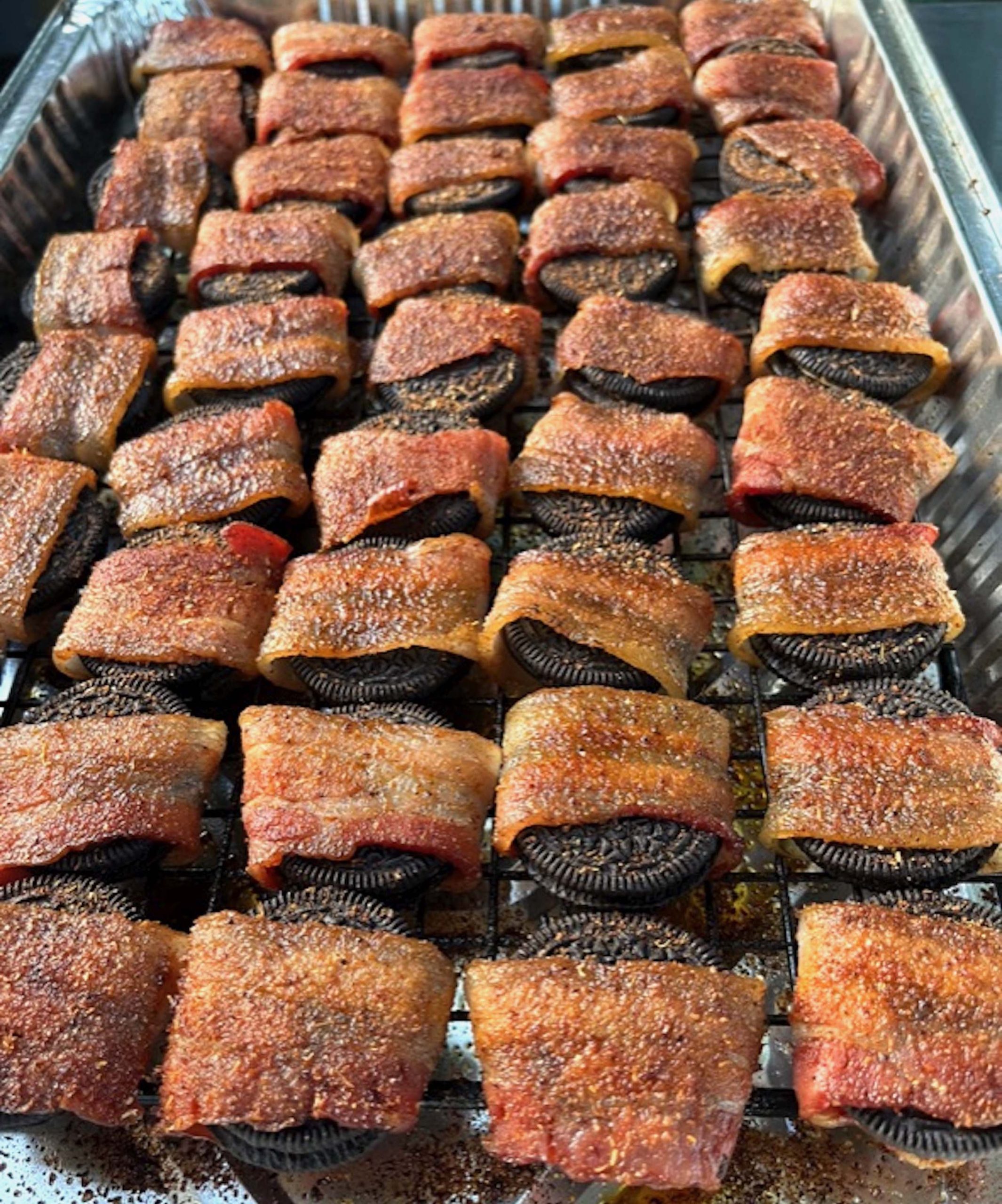 Smoked Bacon Wrapped Oreos - Future of Q